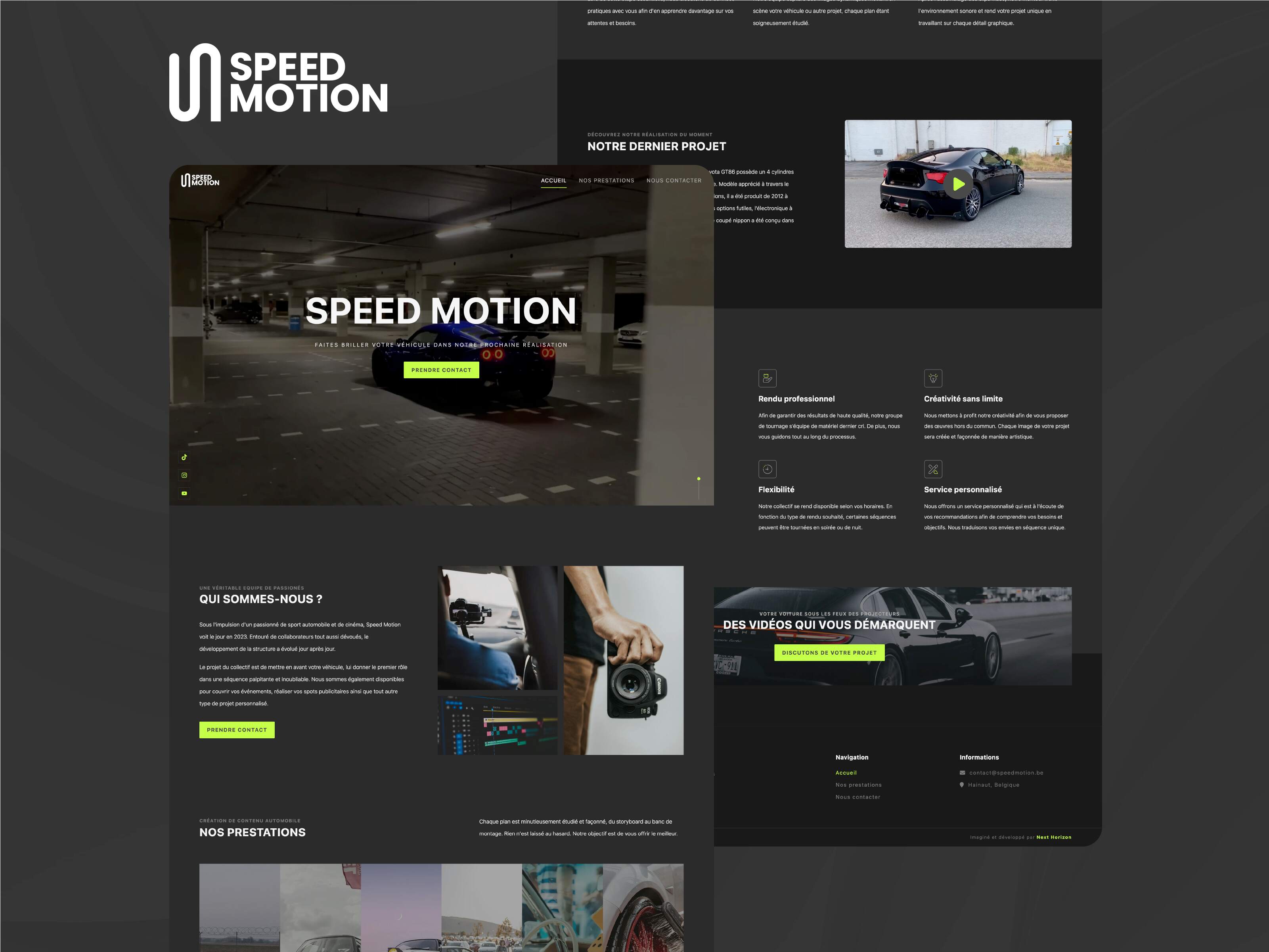 Réalisations | Speedmotion